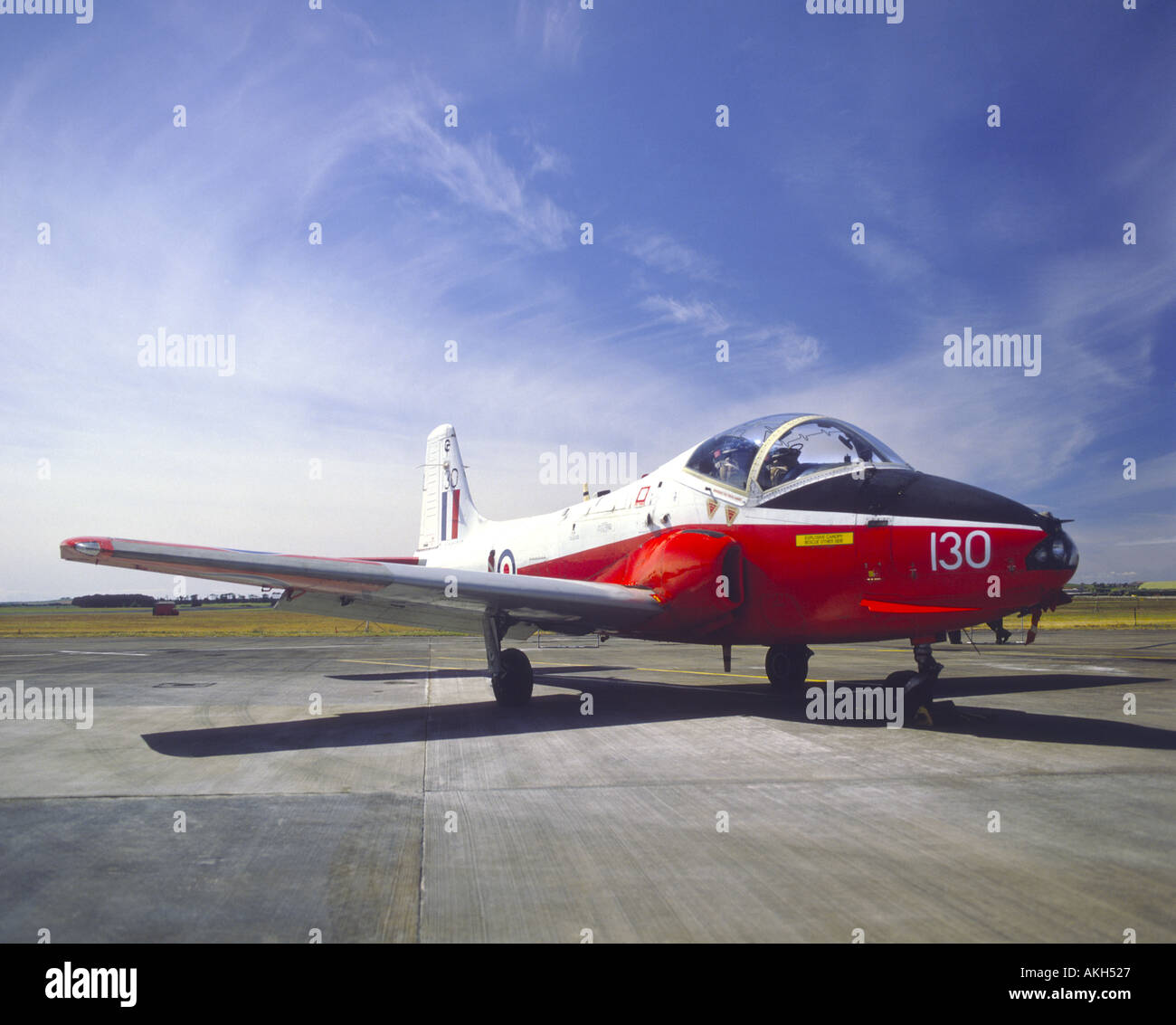 Jet Provost T3 RAF Military trainer aircraft RAF Leuchars, Scotland ...