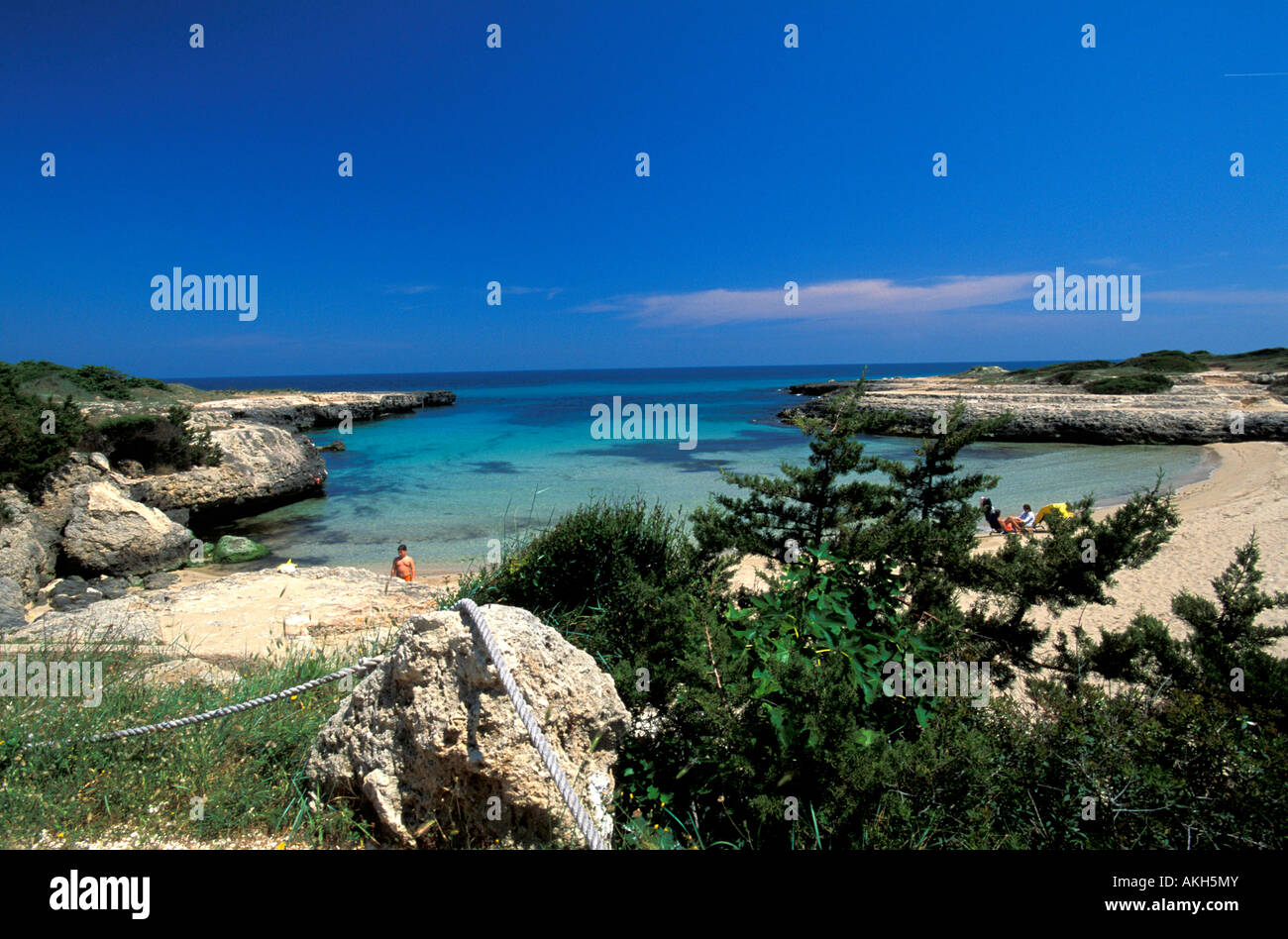 Costa Merlata beach, Ostuni, Puglia, Italy Stock Photo - Alamy