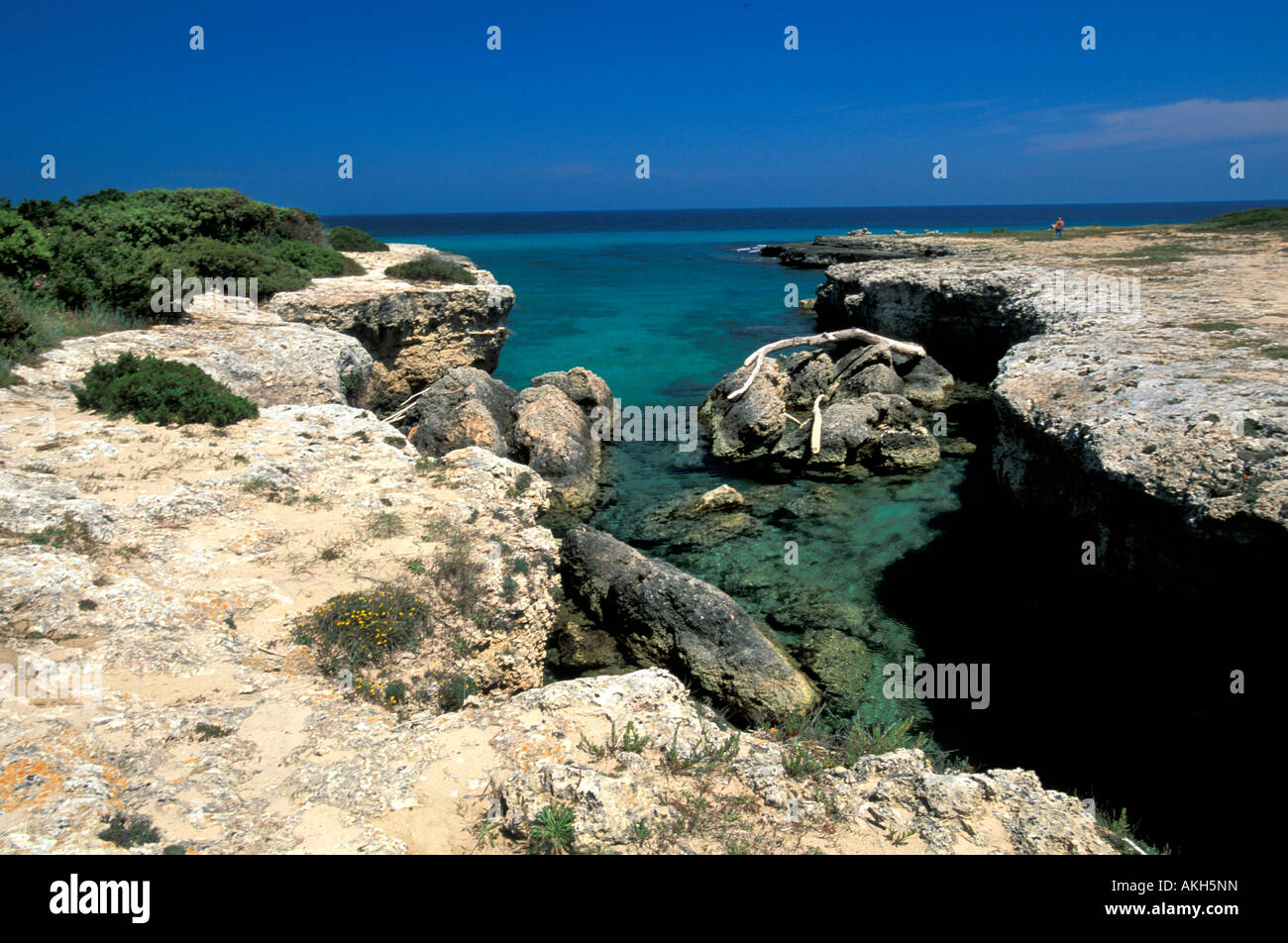 Santa Lucia beach, Ostuni, Puglia, Italy Stock Photo - Alamy