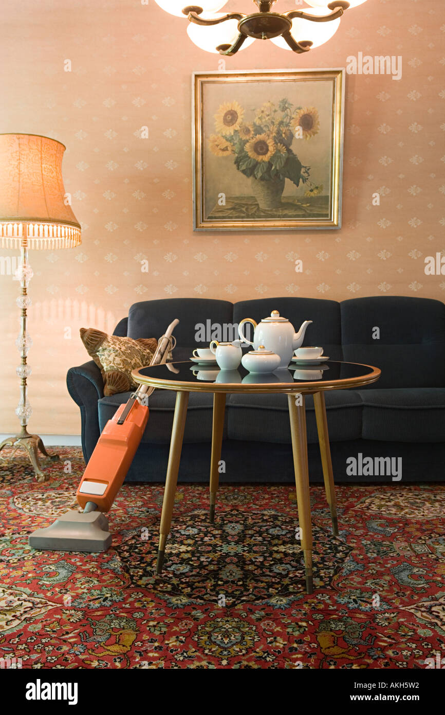 Retro Living Room High Resolution Stock Photography and Images - Alamy