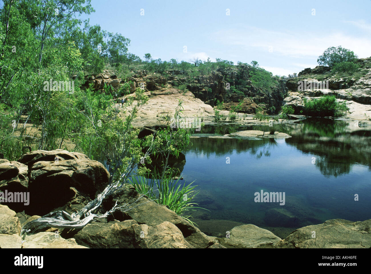 Outback creek Western Australia Australia Stock Photo - Alamy