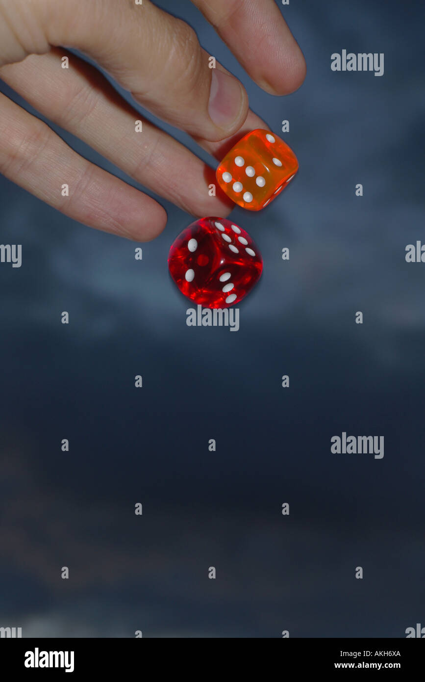 hand throwing dices Stock Photo - Alamy