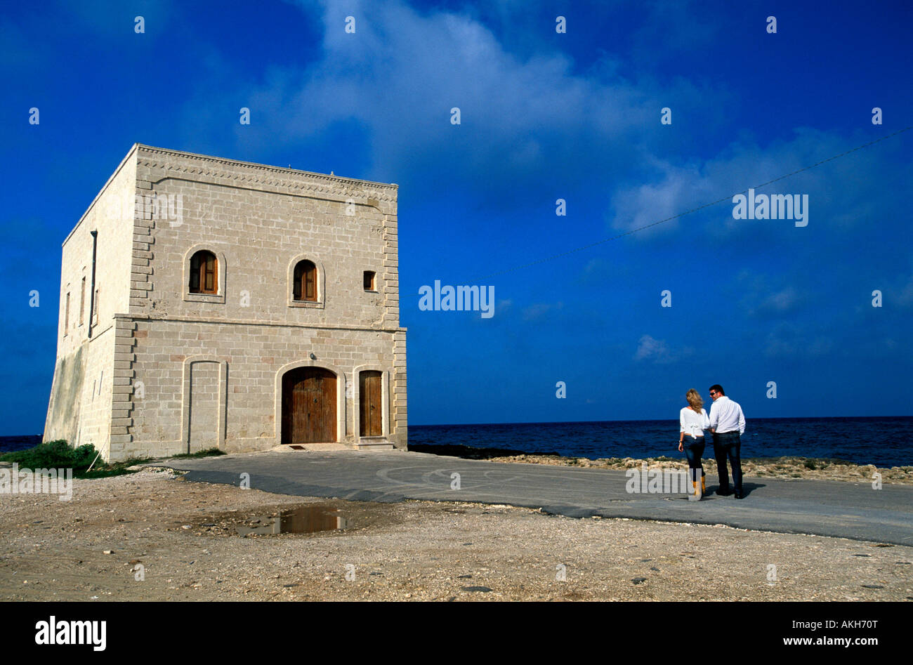 San Leonardo tower called Il Pilone, Ostuni, Puglia, Italy Stock Photo ...