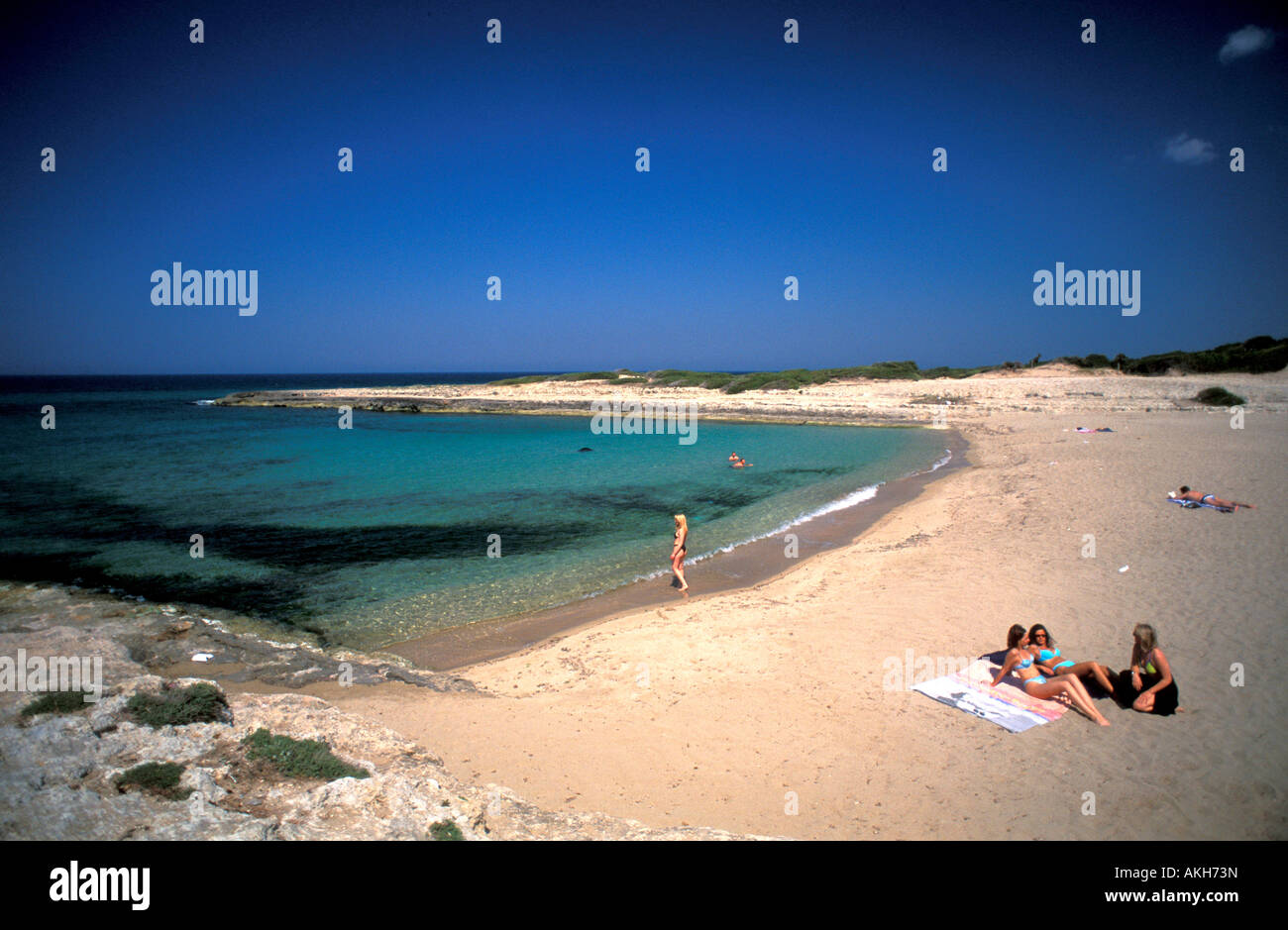 Beach, Ostuni, Puglia, Italy Stock Photo - Alamy