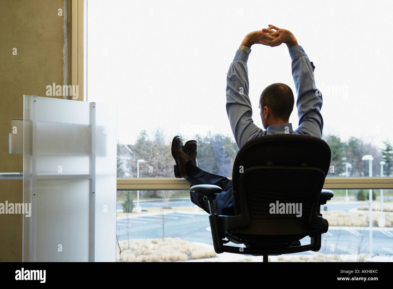 Looking up raised feet hi-res stock photography and images - Alamy