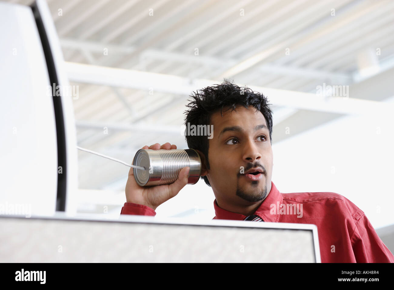 Tin can telephone hi-res stock photography and images - Alamy