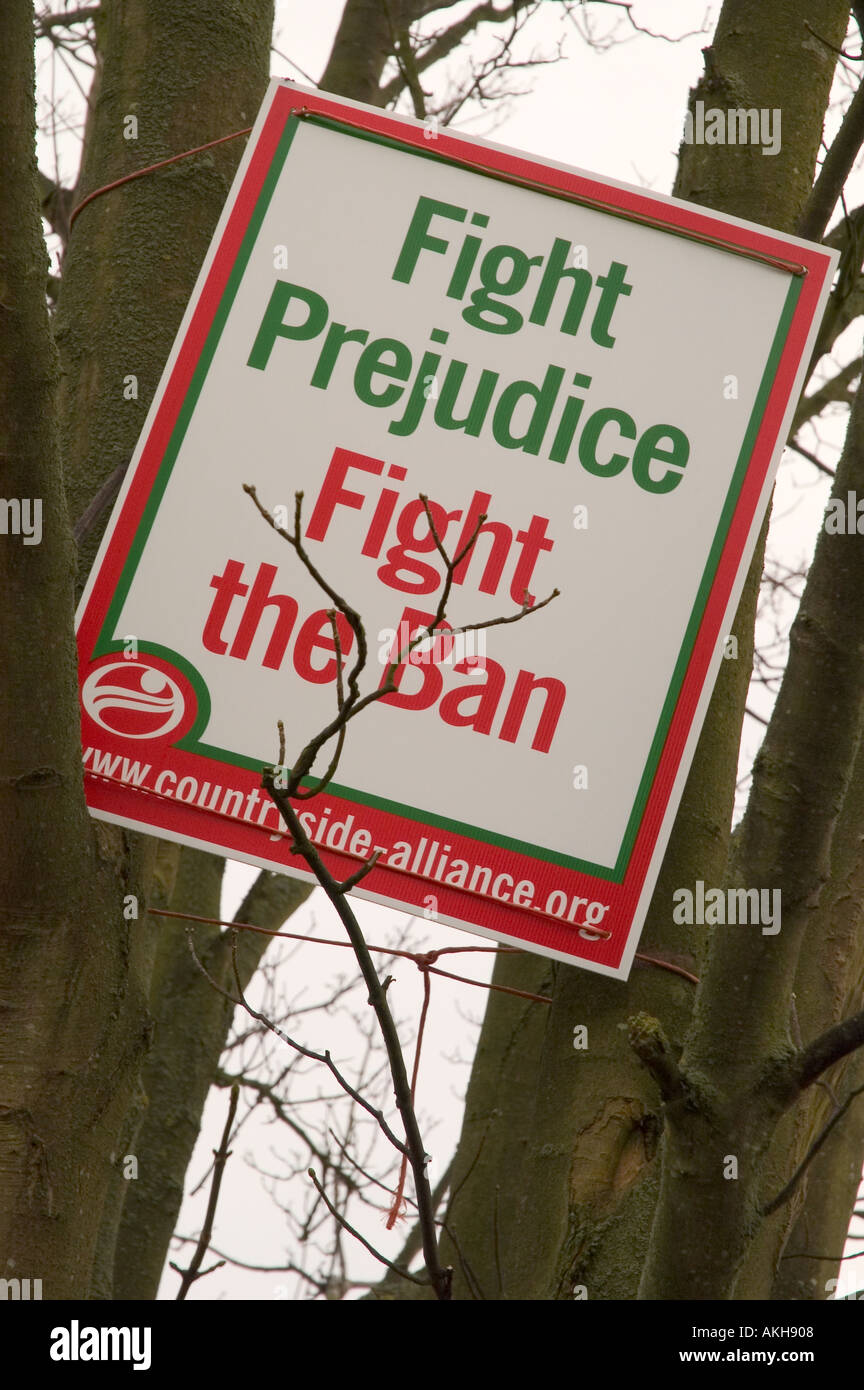 Fight prejudice fight the ban poster Stock Photo - Alamy