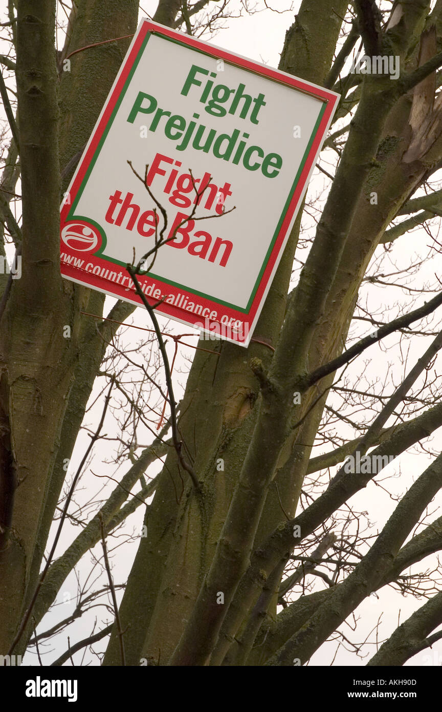 Fight prejudice fight the ban poster Stock Photo - Alamy