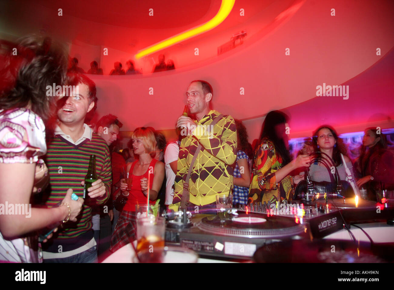 Clubbing Bucharest Romania Stock Photo - Alamy