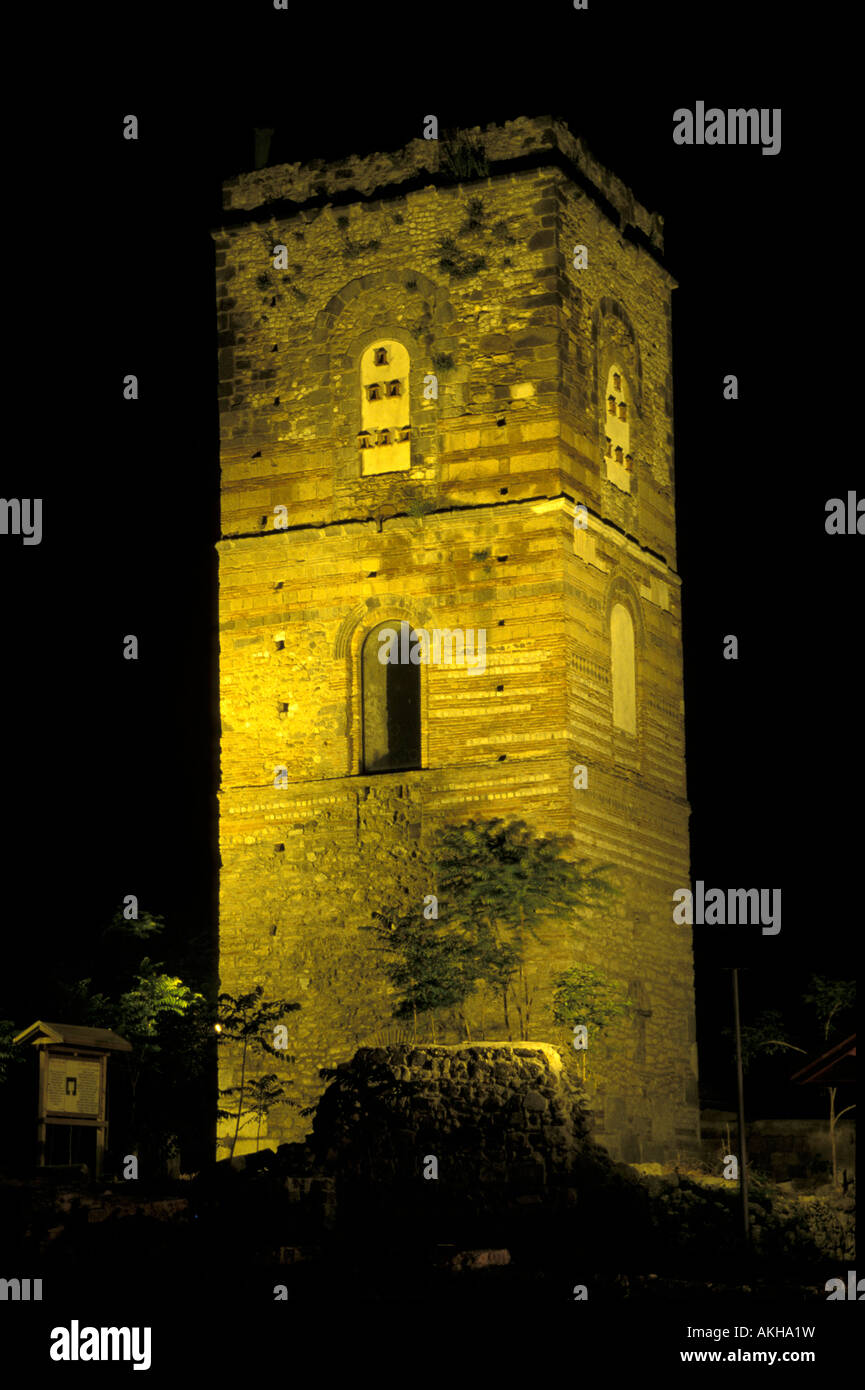 Medieval tower, Telese Terme, Campania, Italy Stock Photo - Alamy