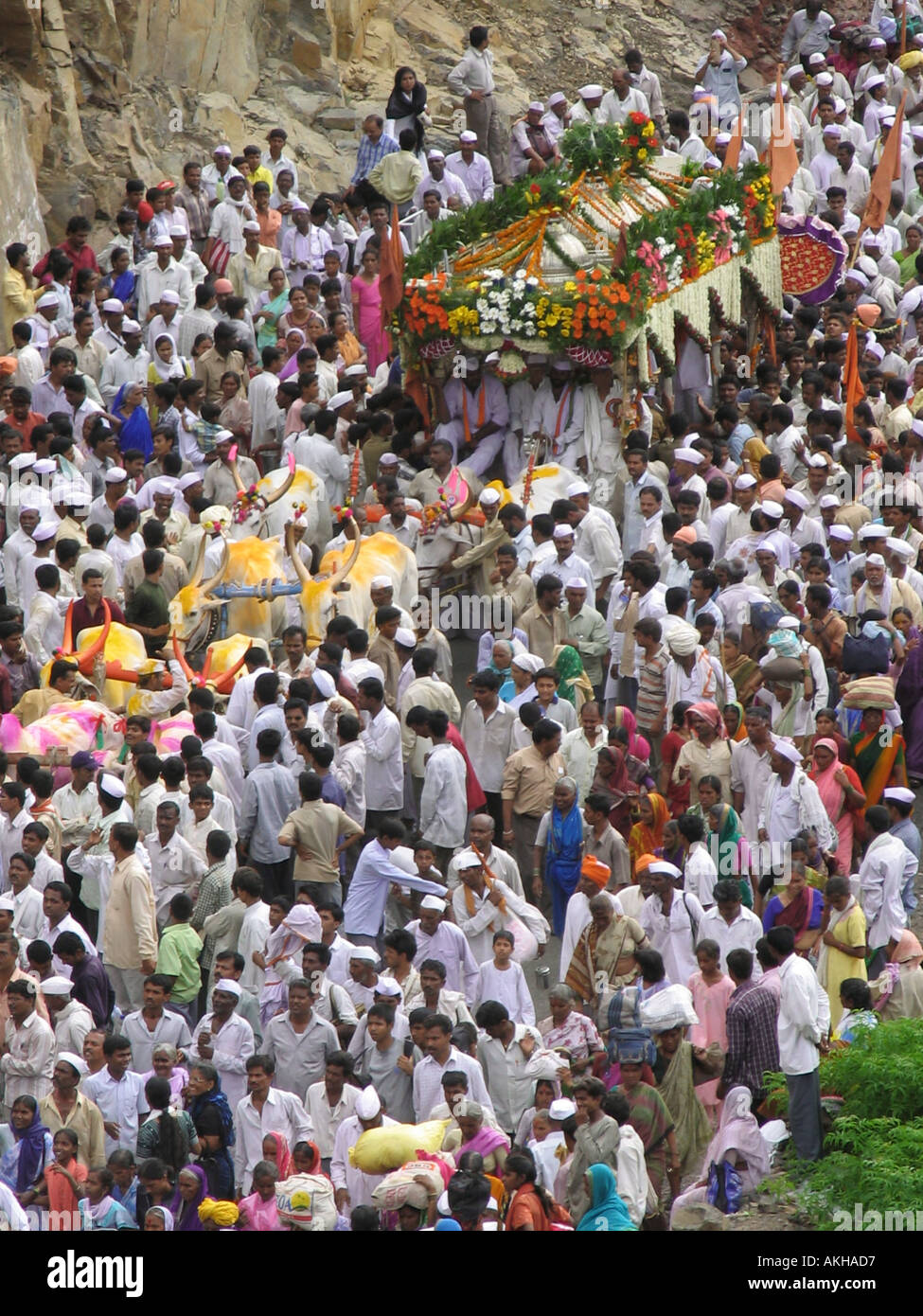 Sant Dnyaneshwar Palkhi. Month of Ashadh. Pandarpur yatra is very ...