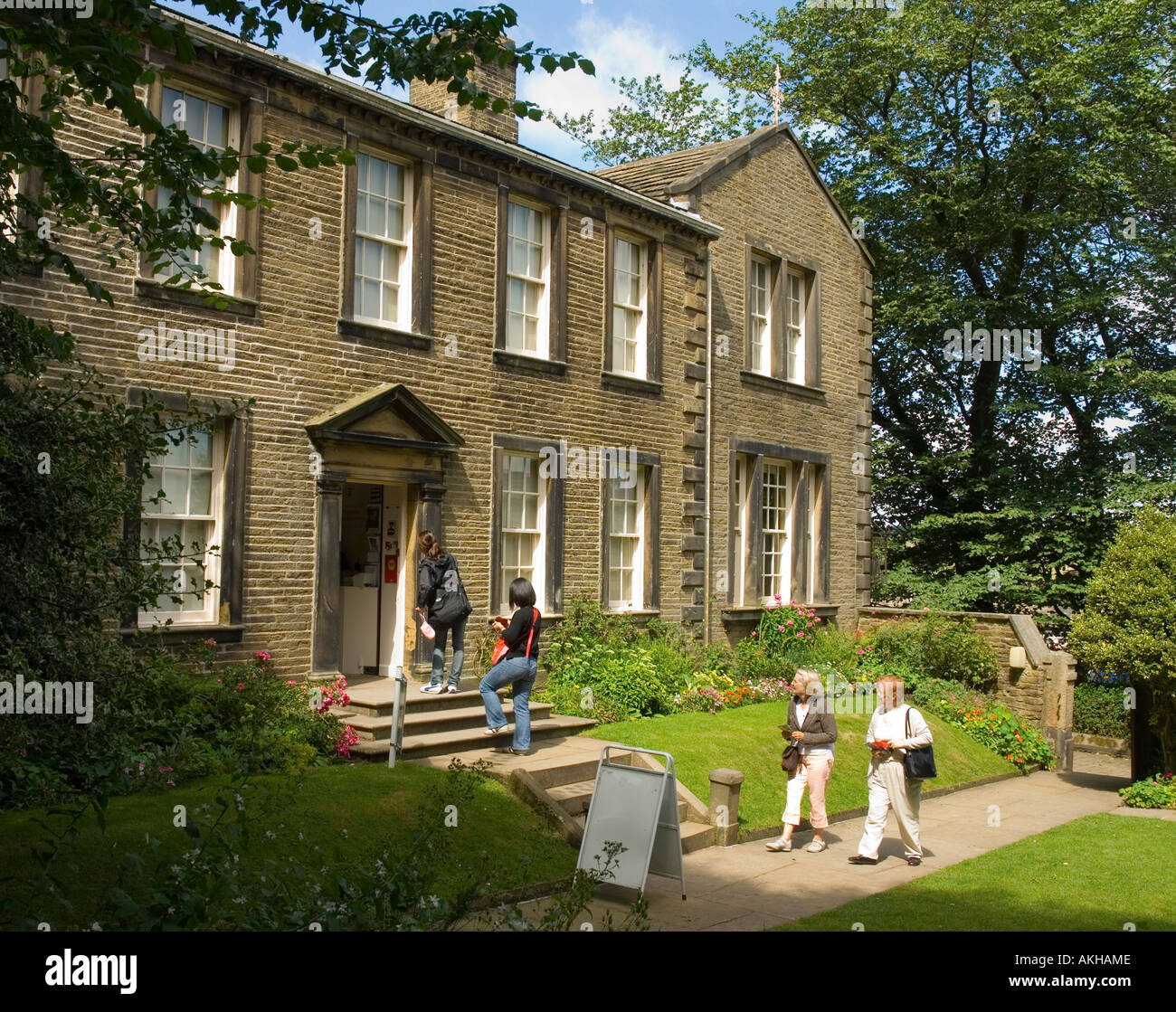 The Bronte Parsonage Museum Haworth Yorkshire England Stock Photo - Alamy