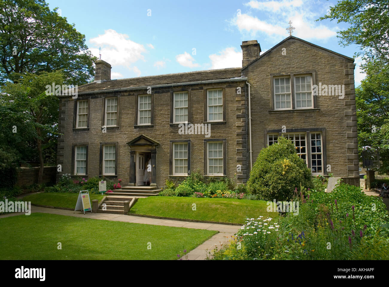 The Bronte Parsonage Museum Haworth Yorkshire England Stock Photo - Alamy