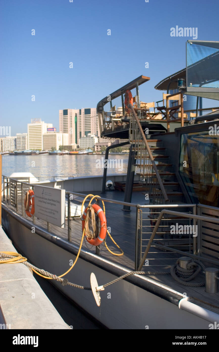 Dubai Creek boats Stock Photo - Alamy
