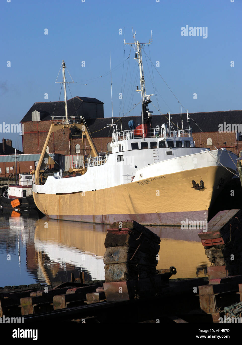 Fleetwood Fish Dock Lancashire England Stock Photo - Alamy