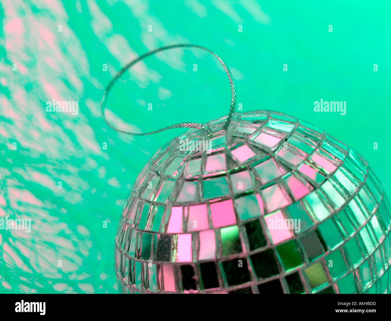 Christmas Bauble disco mirror ball Stock Photo - Alamy