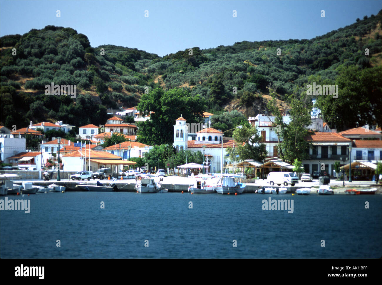 Stafylos Harbor Harbour Greek Sporades Island of Skopelos Aegean Sea ...