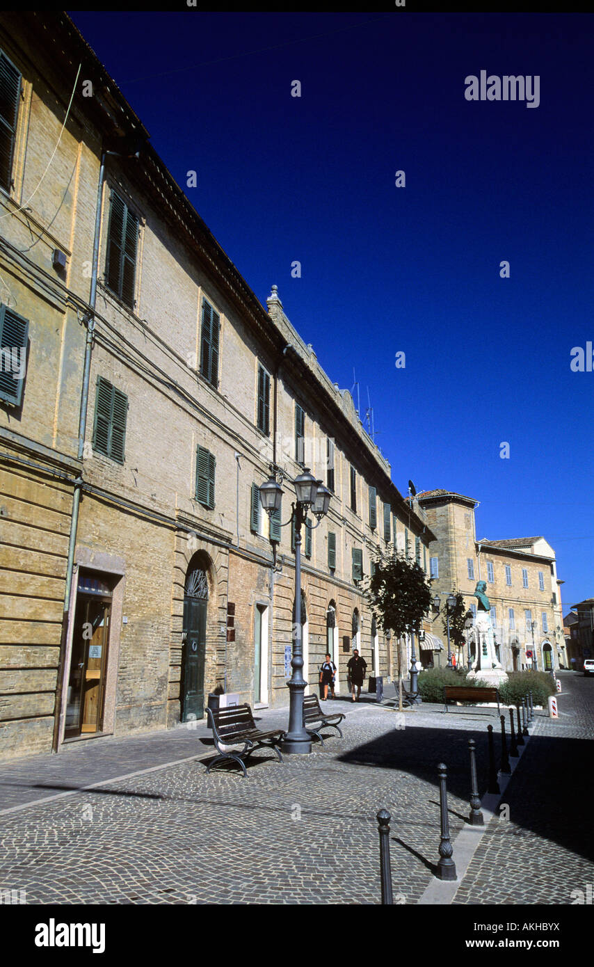 Foreshortening, Camerano, Marche, Italy Stock Photo - Alamy