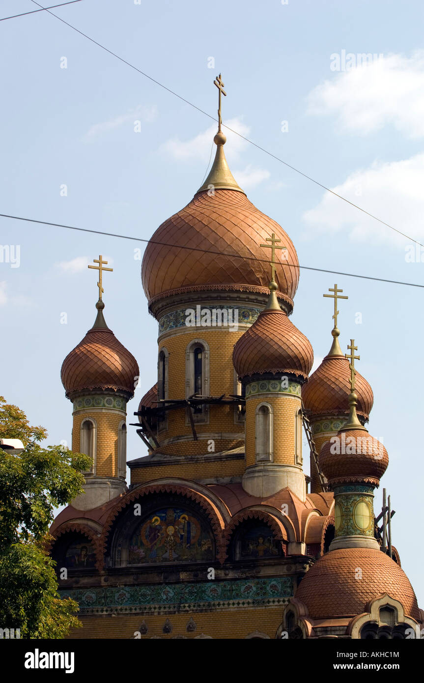 Russian Orthodox Church, Bucharest Wallachia Romania Stock Photo - Alamy