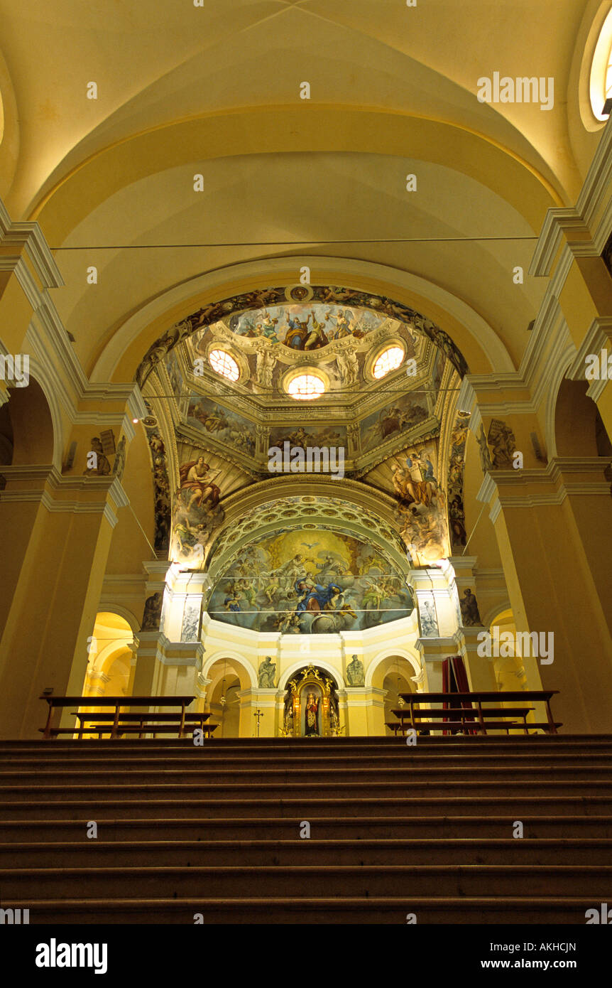 Santa Maria del Monte abbey, Cesena, Emilia Romagna, Italy Stock Photo ...