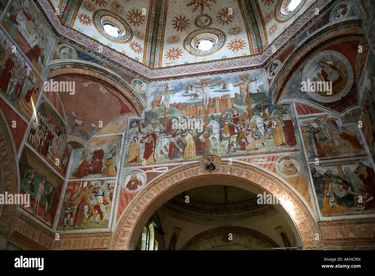 Santa Maria Bressanoro church, Castelleone, Lombardy, Italy Stock Photo ...