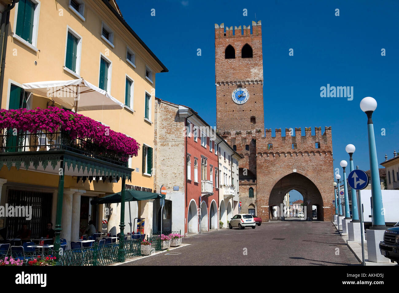 Torre dell'Orologio, Noale, Veneto, Italy Stock Photo - Alamy