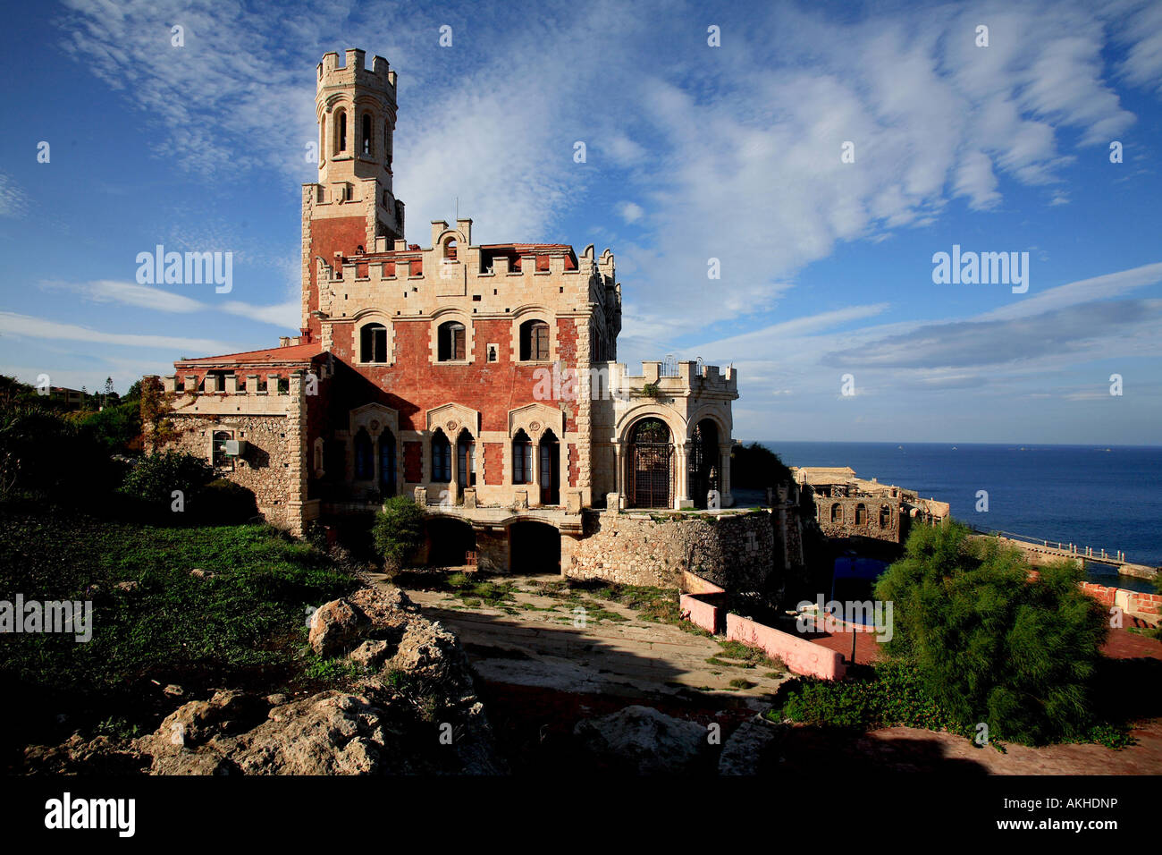 Tafuri castle, Portopalo, Sicily, Italy Stock Photo - Alamy