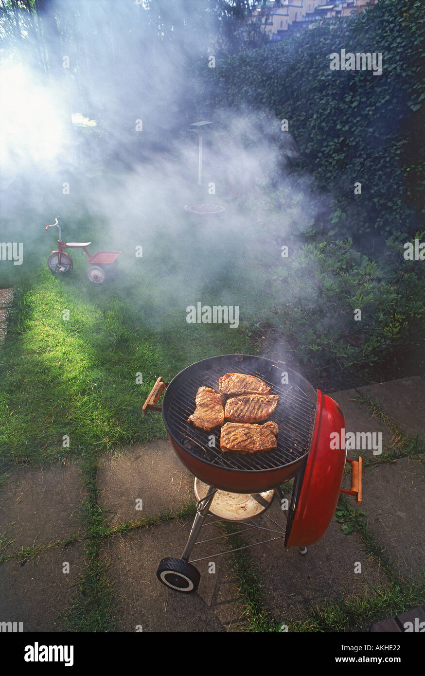 Backyard grill hi-res stock photography and images - Alamy