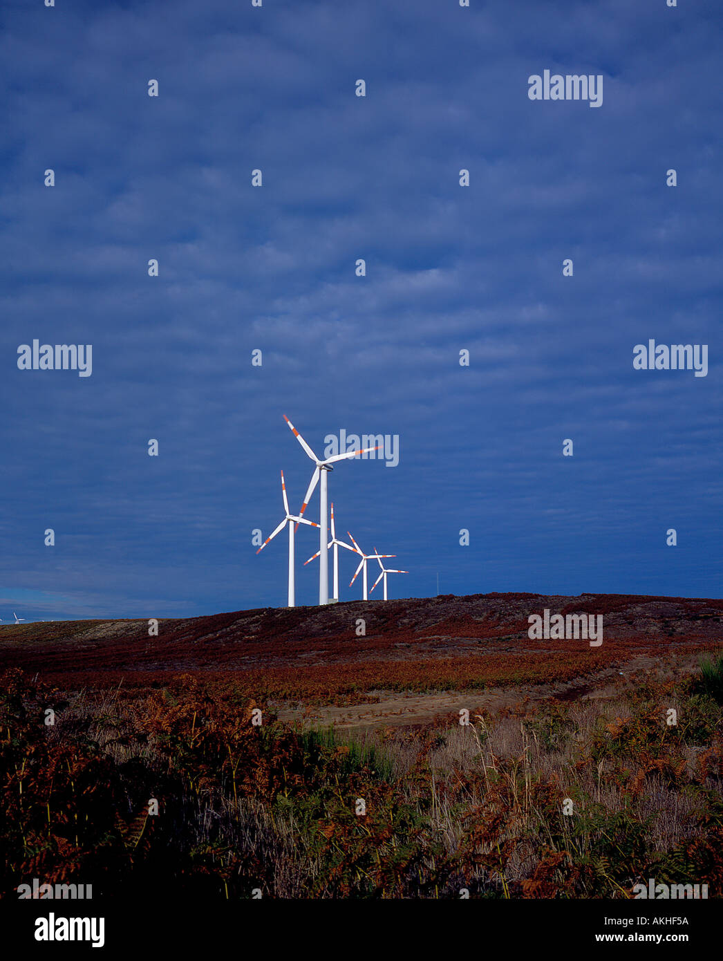 windmills in the highlands of Madeira Portugal Europe. Photo by Willy ...