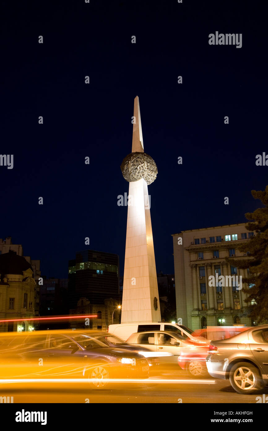 Memorial rebirth monument bucharest romania hi-res stock photography ...