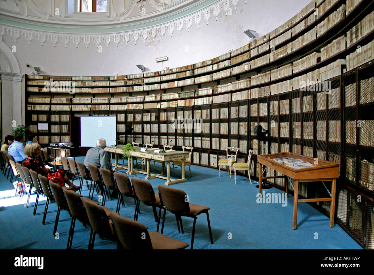 Library room, University of the Humanities, Ex-Benedictines friery ...