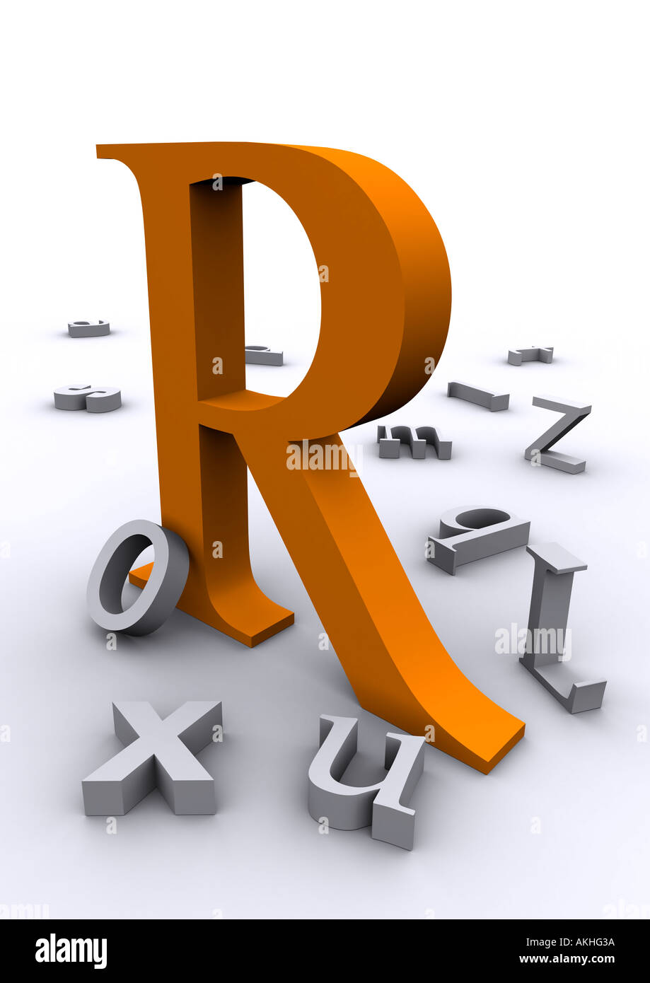 Capital r calligraphy illustration hi-res stock photography and images ...