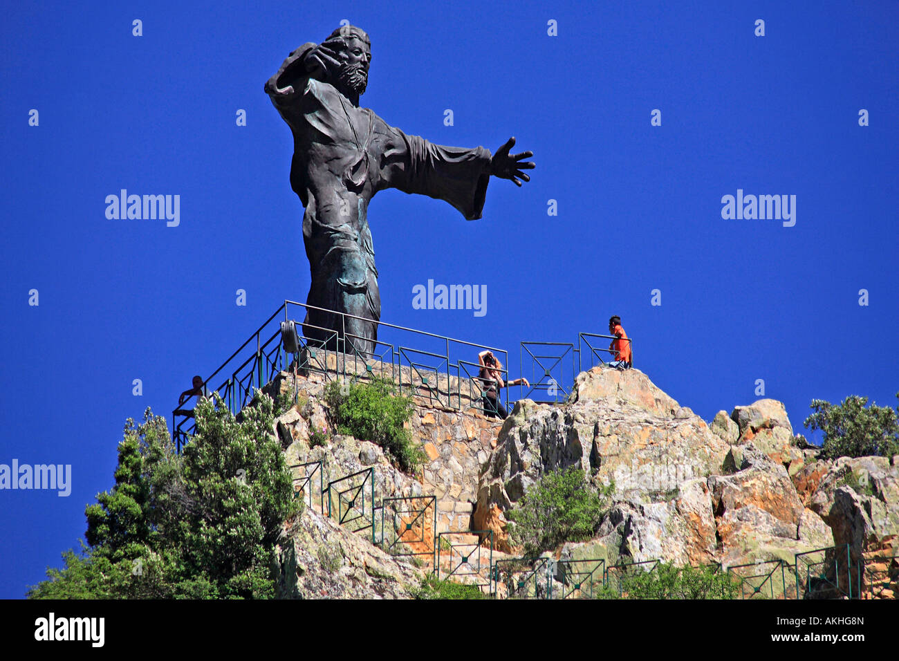 Jesus Christ statue, Cesarï¿½, Sicily, Italy Stock Photo - Alamy
