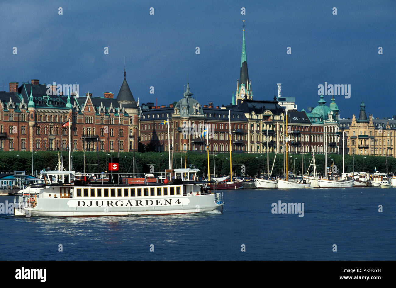 Sweden, Stockholm, harbor Stock Photo - Alamy