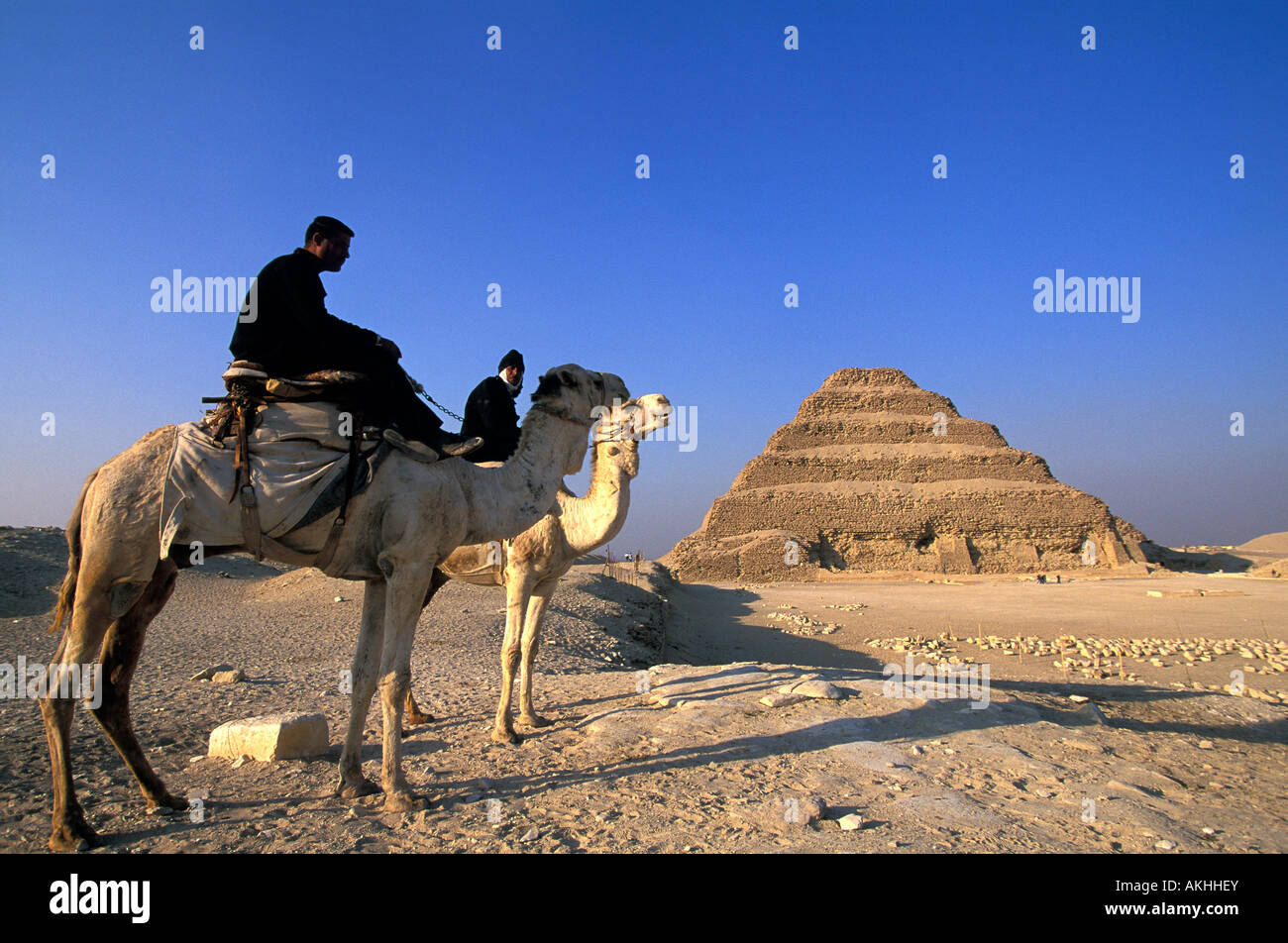 Egypt, Cairo, pyramid of Saqqarah Stock Photo - Alamy