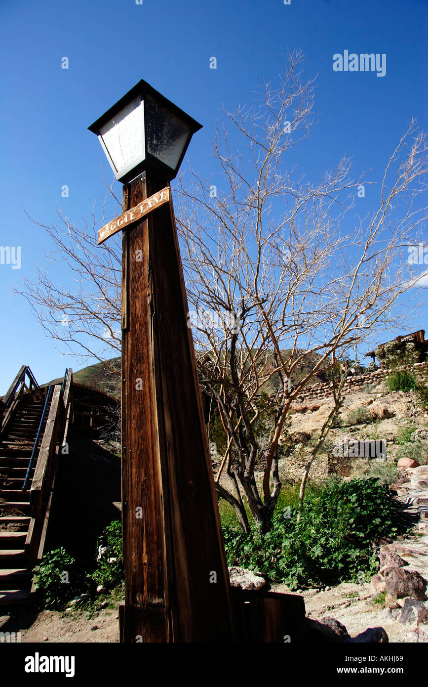 Old western lamp post Stock Photo - Alamy