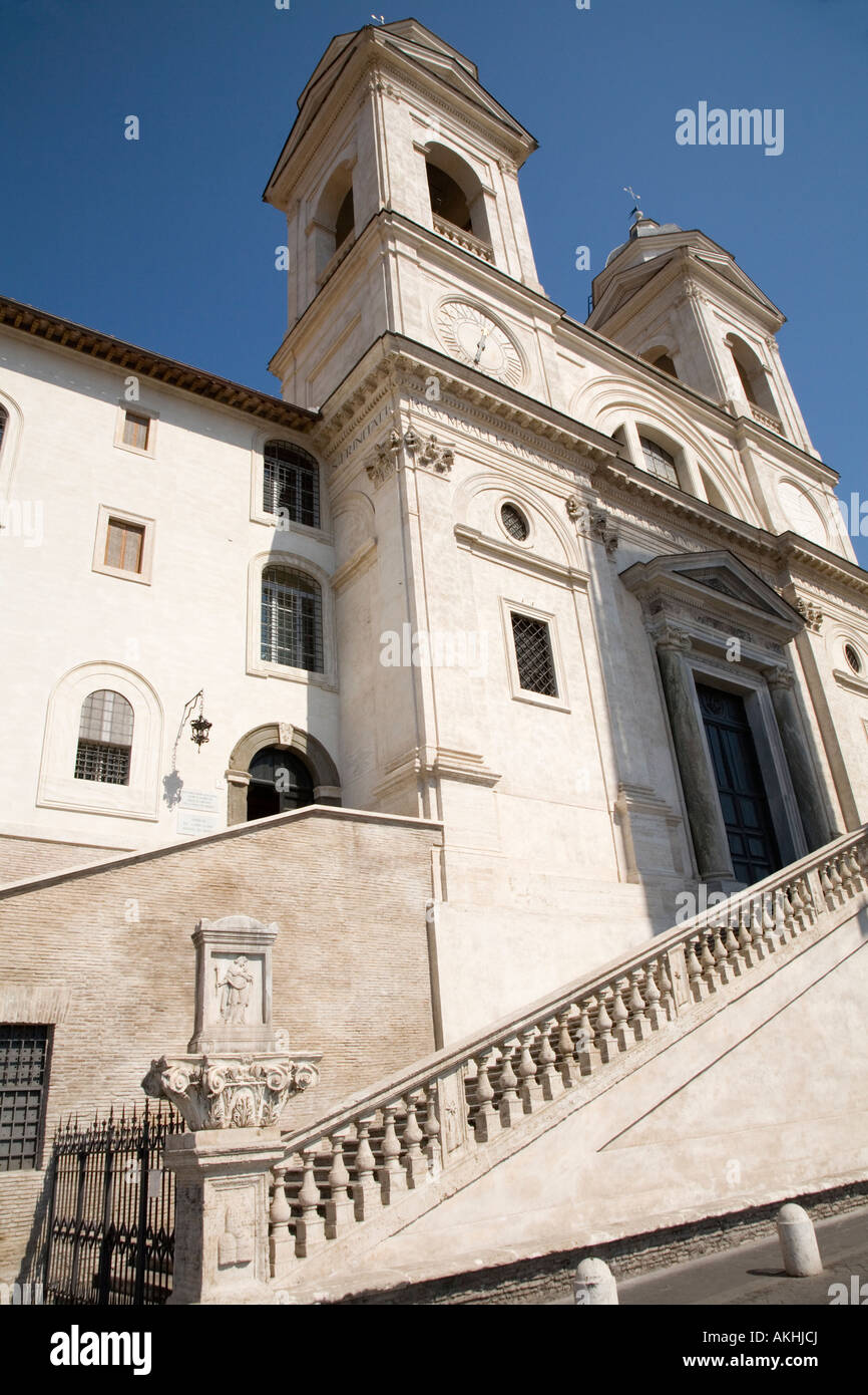 Trinita Church in Rome Italy Stock Photo - Alamy
