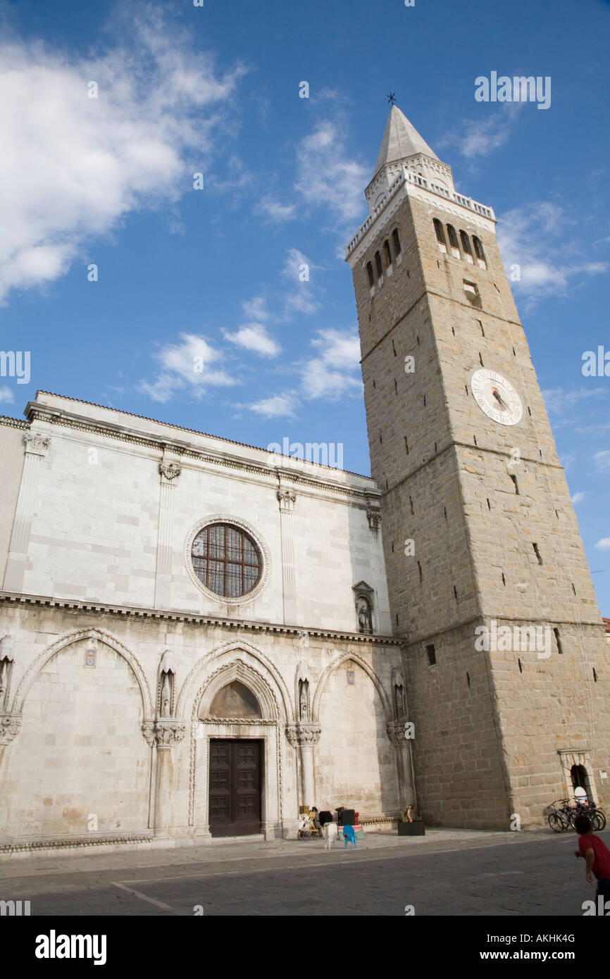 Cathedral of Saint Nazarius in Titov Trg Koper Slovenia Stock Photo - Alamy
