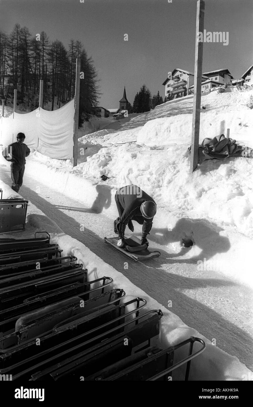 Cresta Run St Moritz Switzerland Stock Photo - Alamy