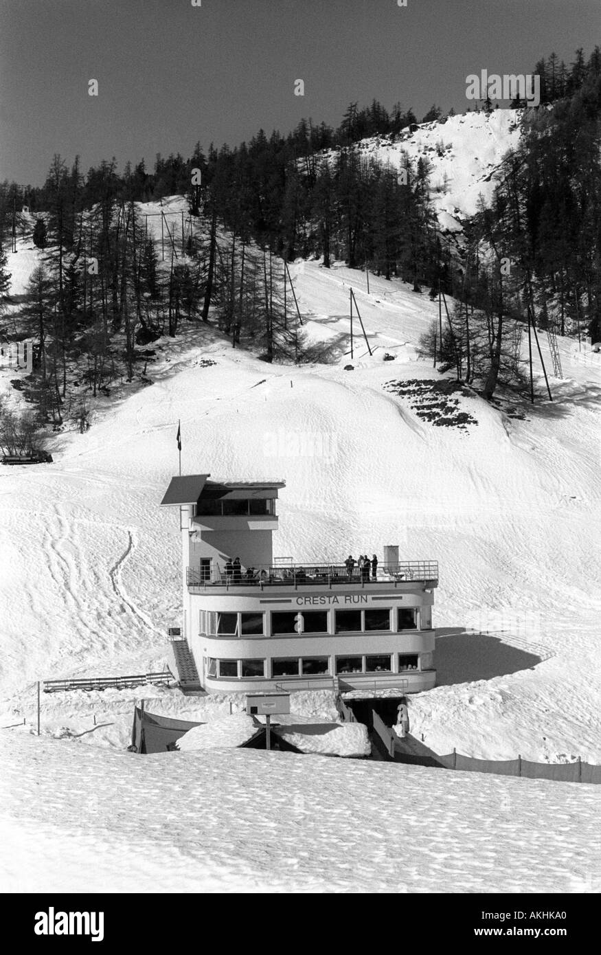 Cresta run Black and White Stock Photos & Images - Alamy