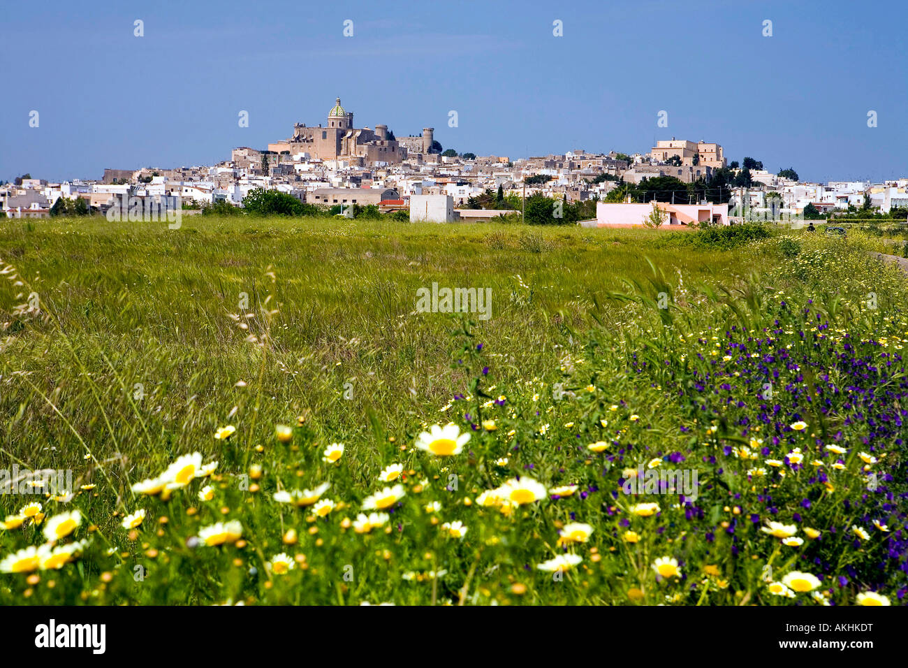 Cityscape, Oria, Puglia, Italy Stock Photo - Alamy