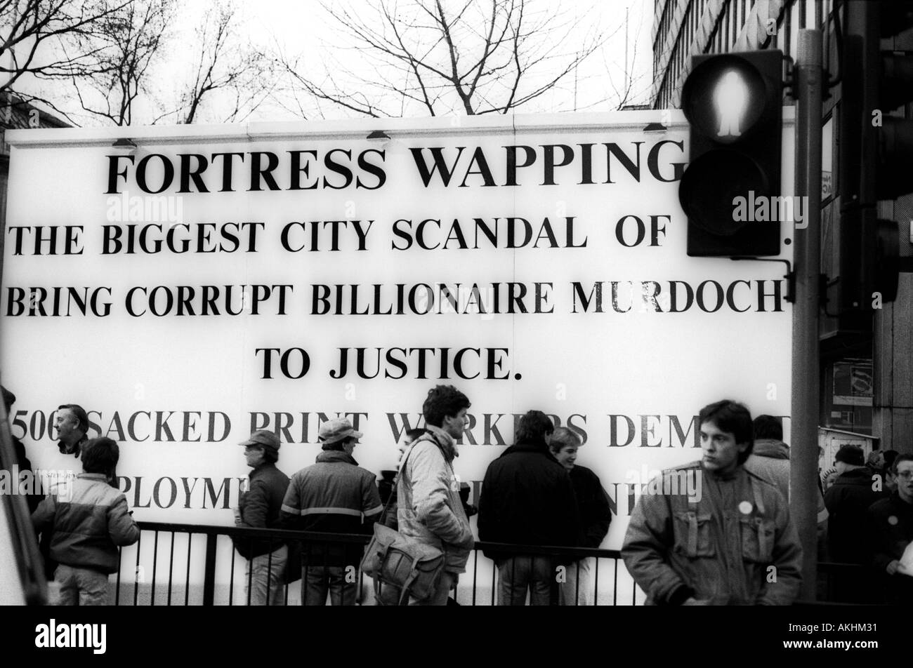 Wapping dispute hi-res stock photography and images - Alamy