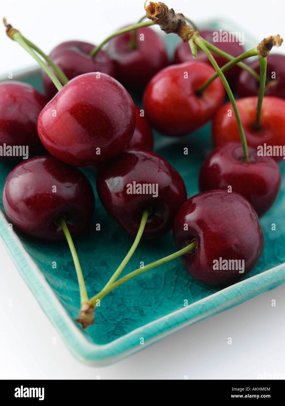 English cherries summer fruit editorial food Stock Photo - Alamy