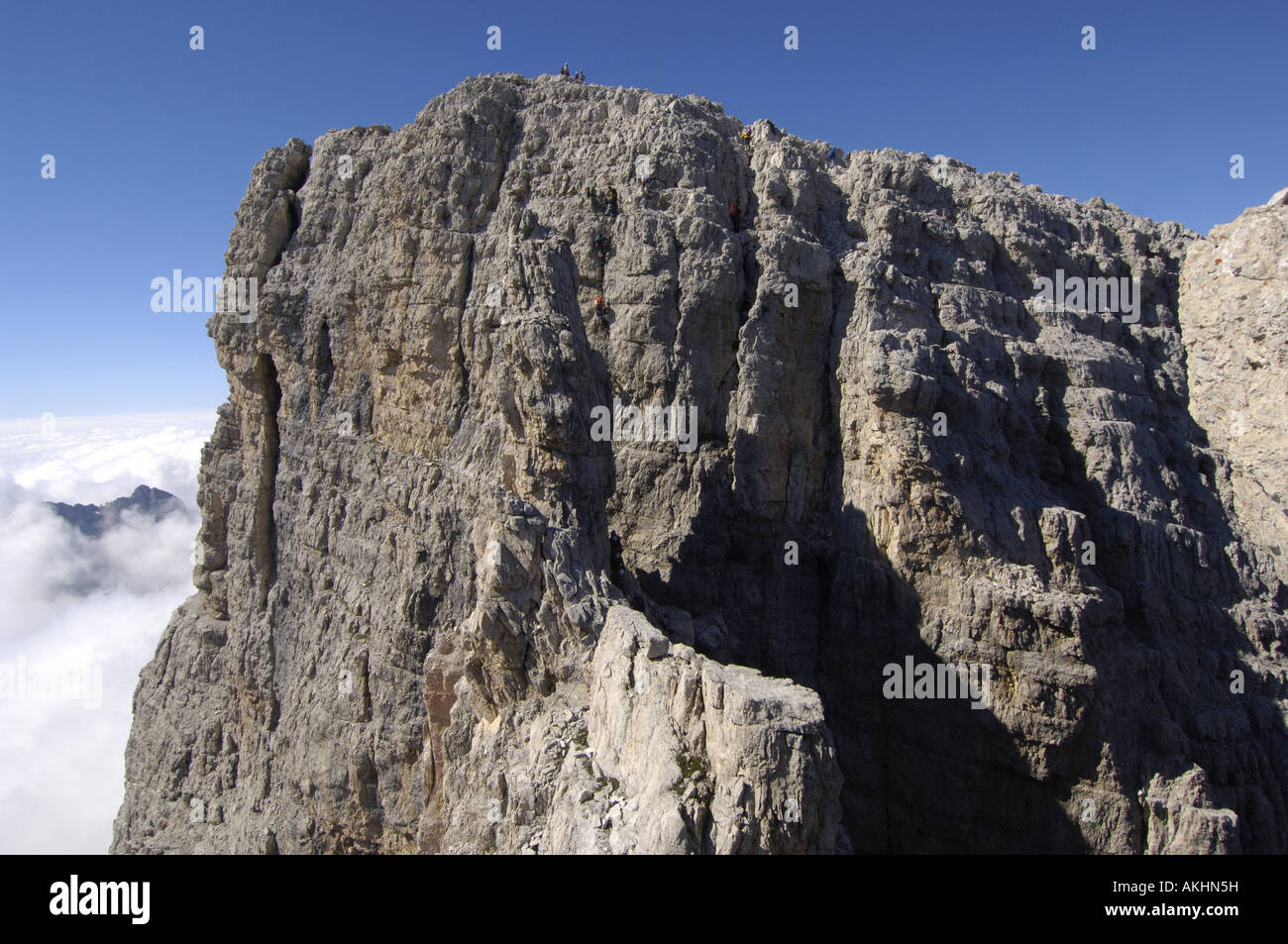 Via ferrata delle bocchette hi-res stock photography and images - Alamy