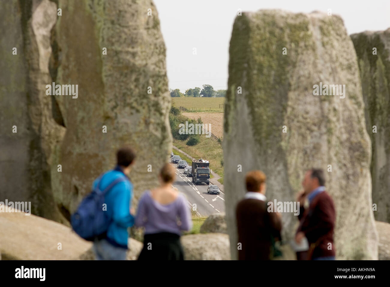 Detail of Stonehenge Wiltshire UK the prehistoric stone circle Stock ...