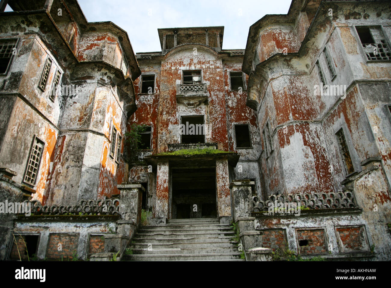 Bokor national park Cambodia Khymer rouge Pol Pot Asian Asia Kampot ...