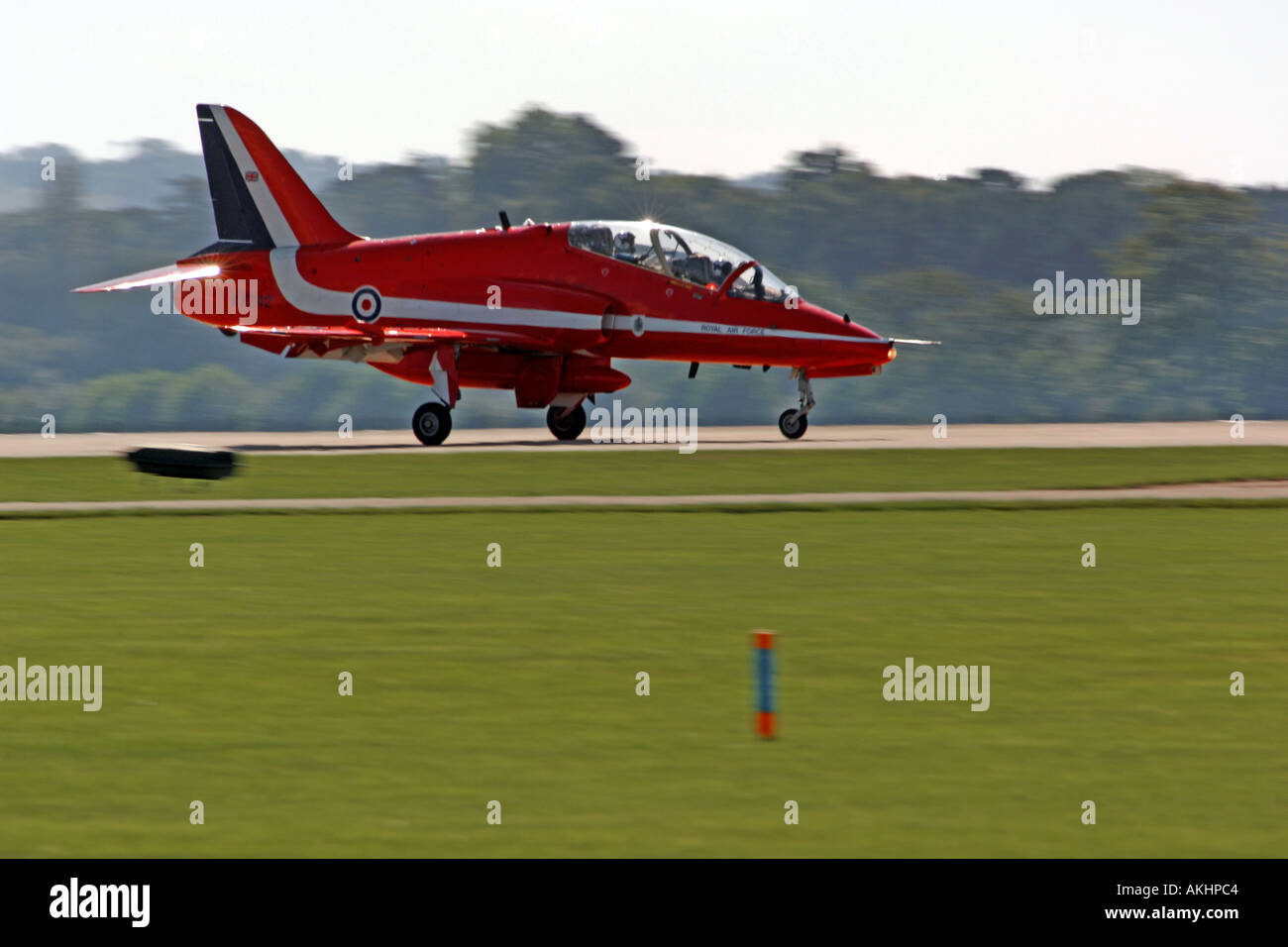 1 Hawk fast jet training aircraft of the Red Arrows Display team Stock ...