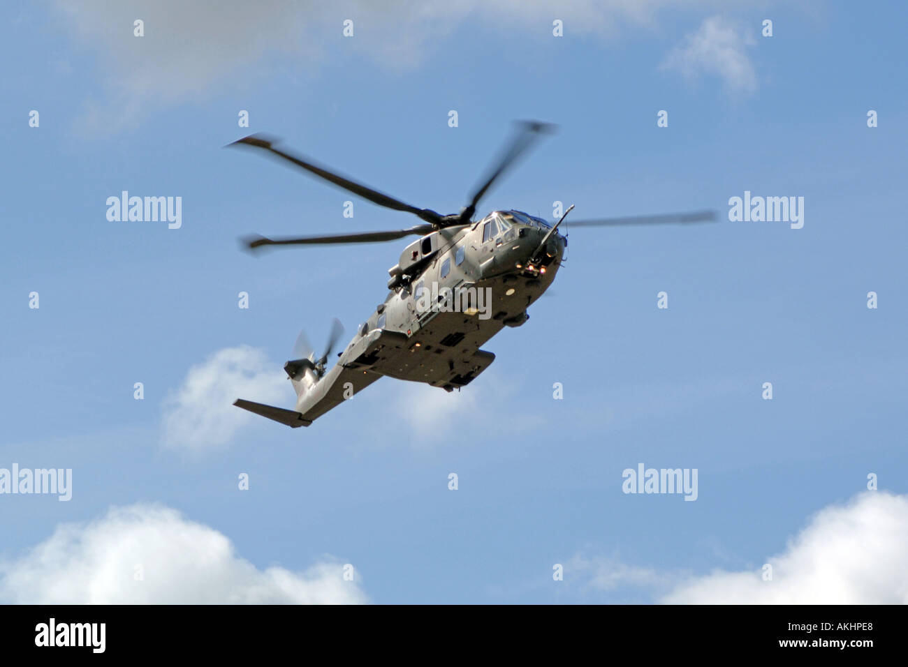 The RAF EH101 Merlin Helicopter Stock Photo - Alamy