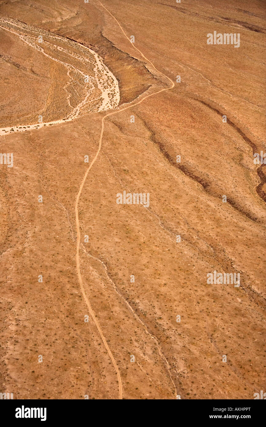 Aerial of desert landscape in Arizona USA Stock Photo - Alamy