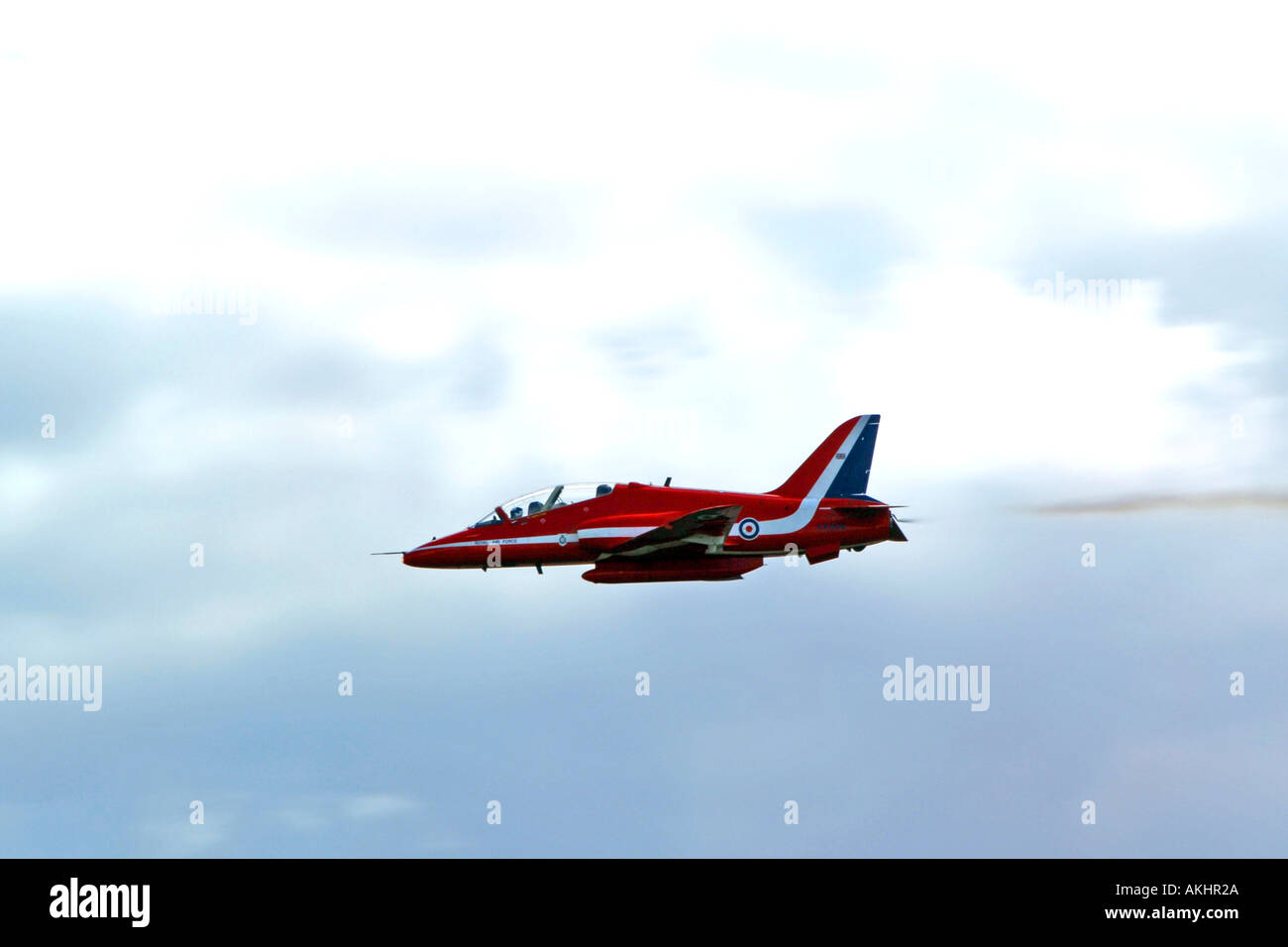 1 Hawk fast jet training aircraft of the Red Arrows Display team Stock ...